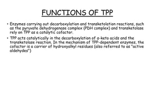 Coenzymes and their functions | PPTX