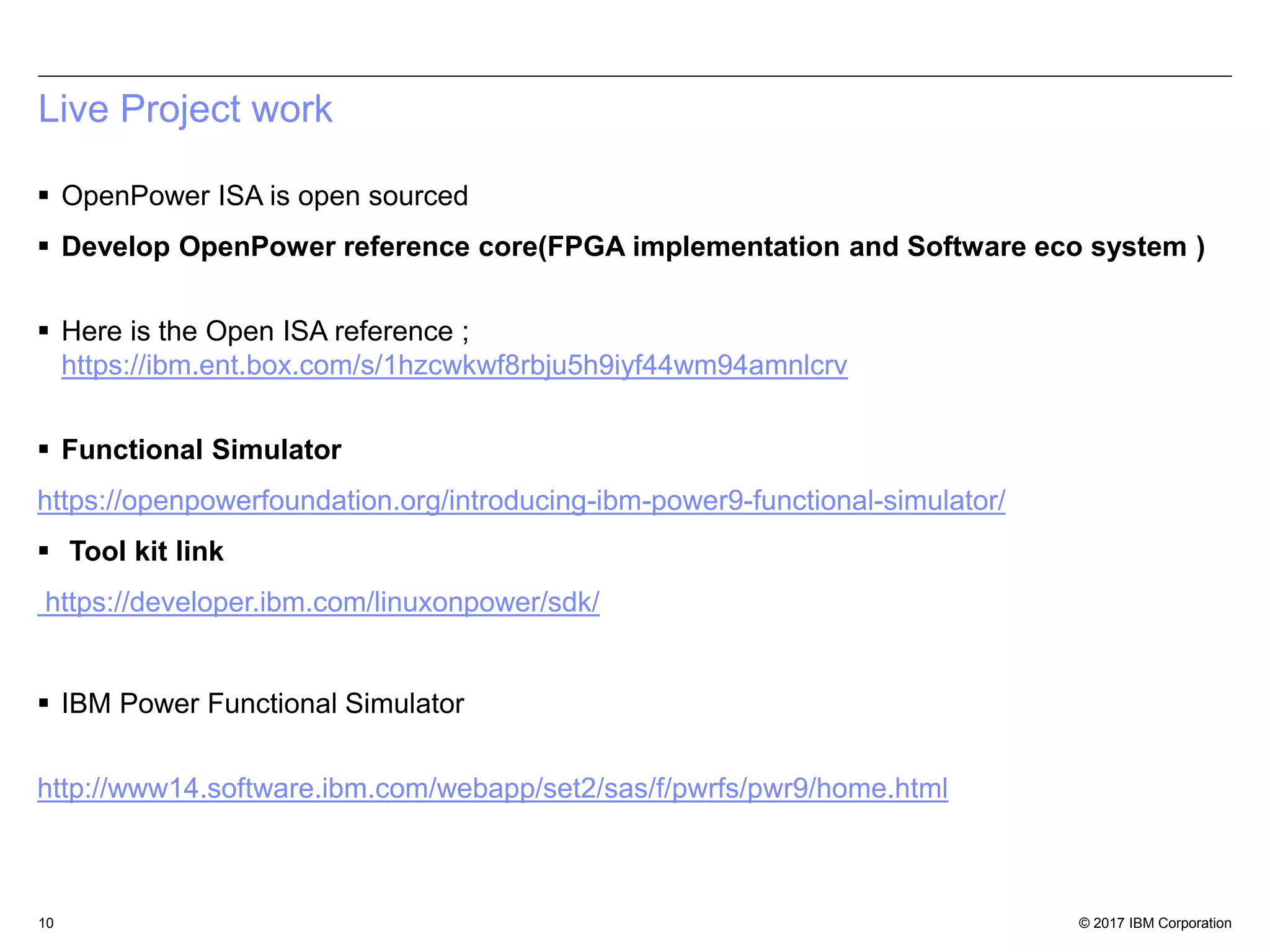 OpenPOWER Processor Lab | PPT