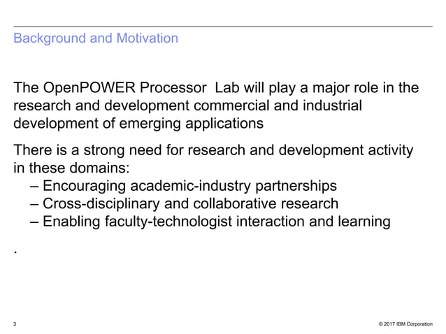 OpenPOWER Processor Lab | PPT