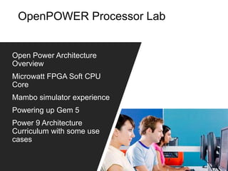 OpenPOWER Processor Lab | PPT