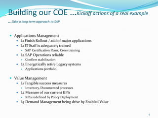 Building a SAP COE. From Weeding to Marriage | PPTX