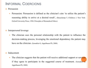 Coercion in Psychiatry.pptx | Free Download