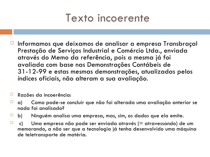 CoerêNcia E Unidade