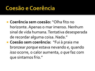 Coesão e coerência | PPTX