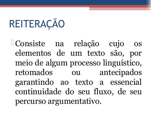 Coesão Textual