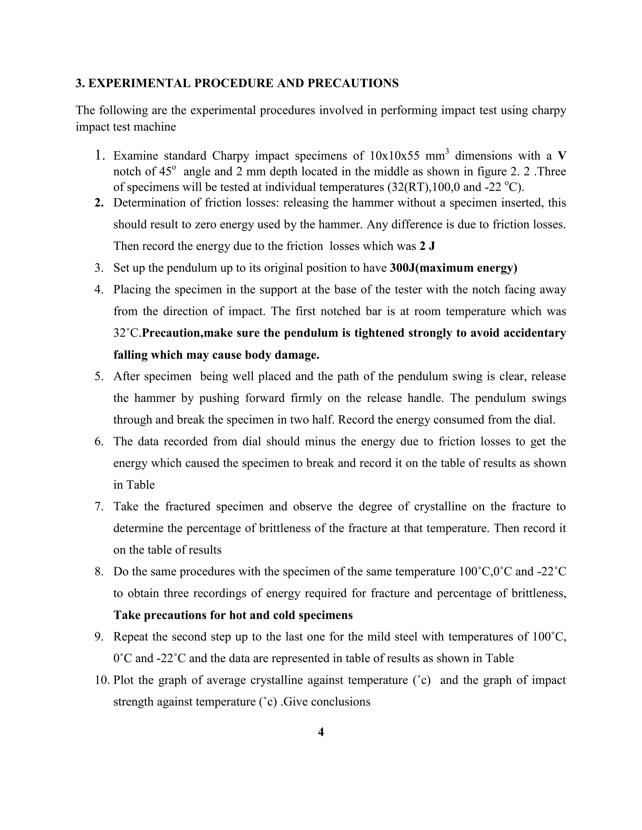 IMPACT TEST REPORT . | PDF