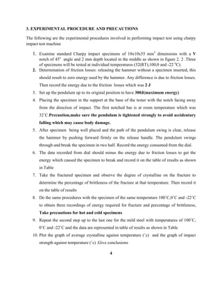 IMPACT TEST REPORT . | PDF