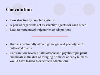 Coevolution of humans and plants | PDF