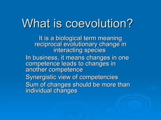 Coevolution At Amul | PPT