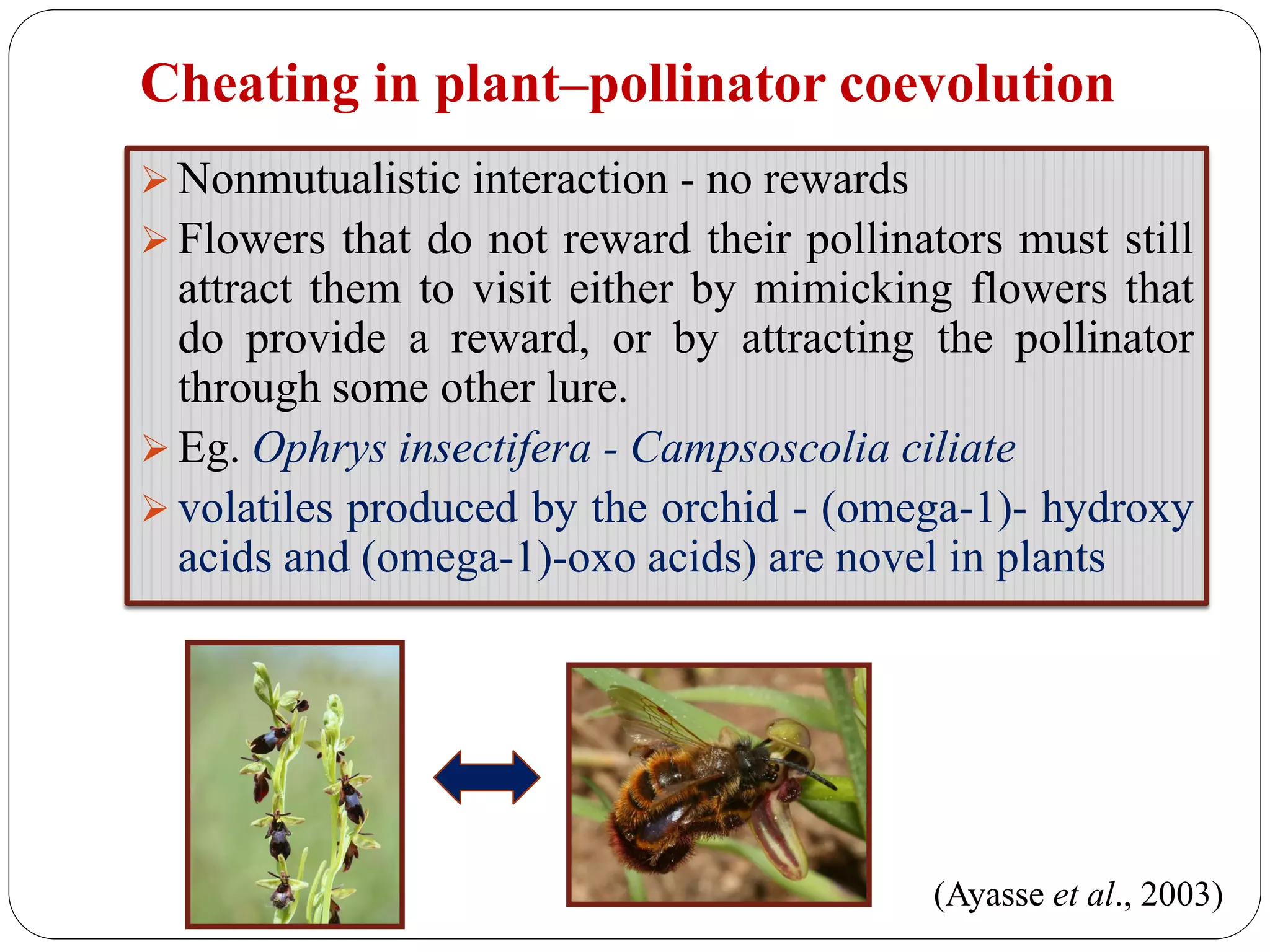 Coevolution of plant and insects | PDF