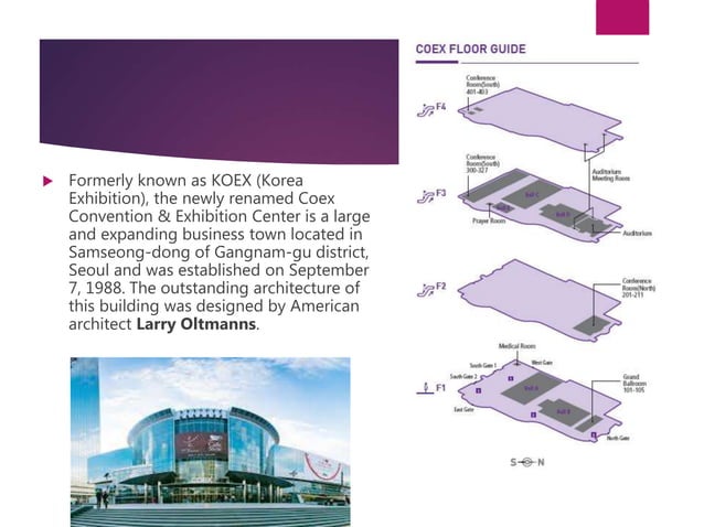 Coex convention center | PPTX