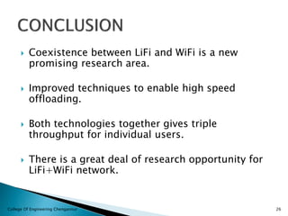 Coexistence of li fi and wifi | PPTX