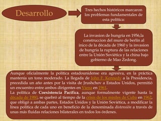 Coexistencia pacifica de la guerra fria | PPTX