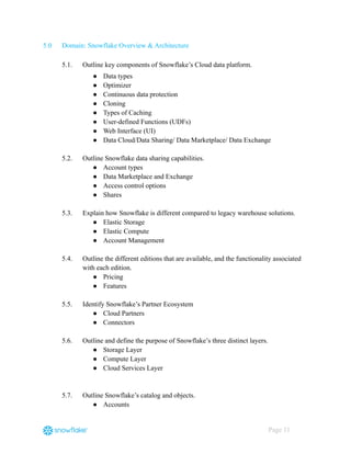 SnowProCore StudyGuide | PDF