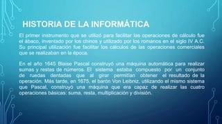 La informatica y_su_evolucion_diapositivas | PDF