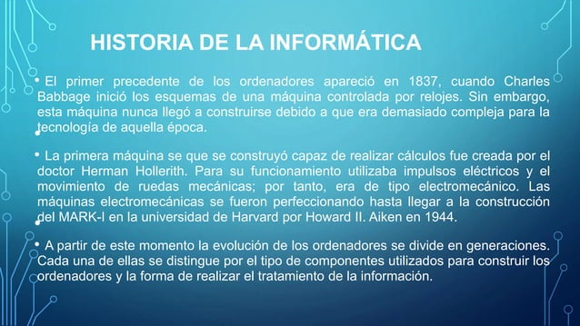 La informatica y_su_evolucion_diapositivas | PDF | Programming ...