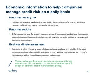 Coface: Trade Credit Insurance, Receivables Management, Credit ...