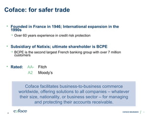 Coface: Trade Credit Insurance, Receivables Management, Credit ...