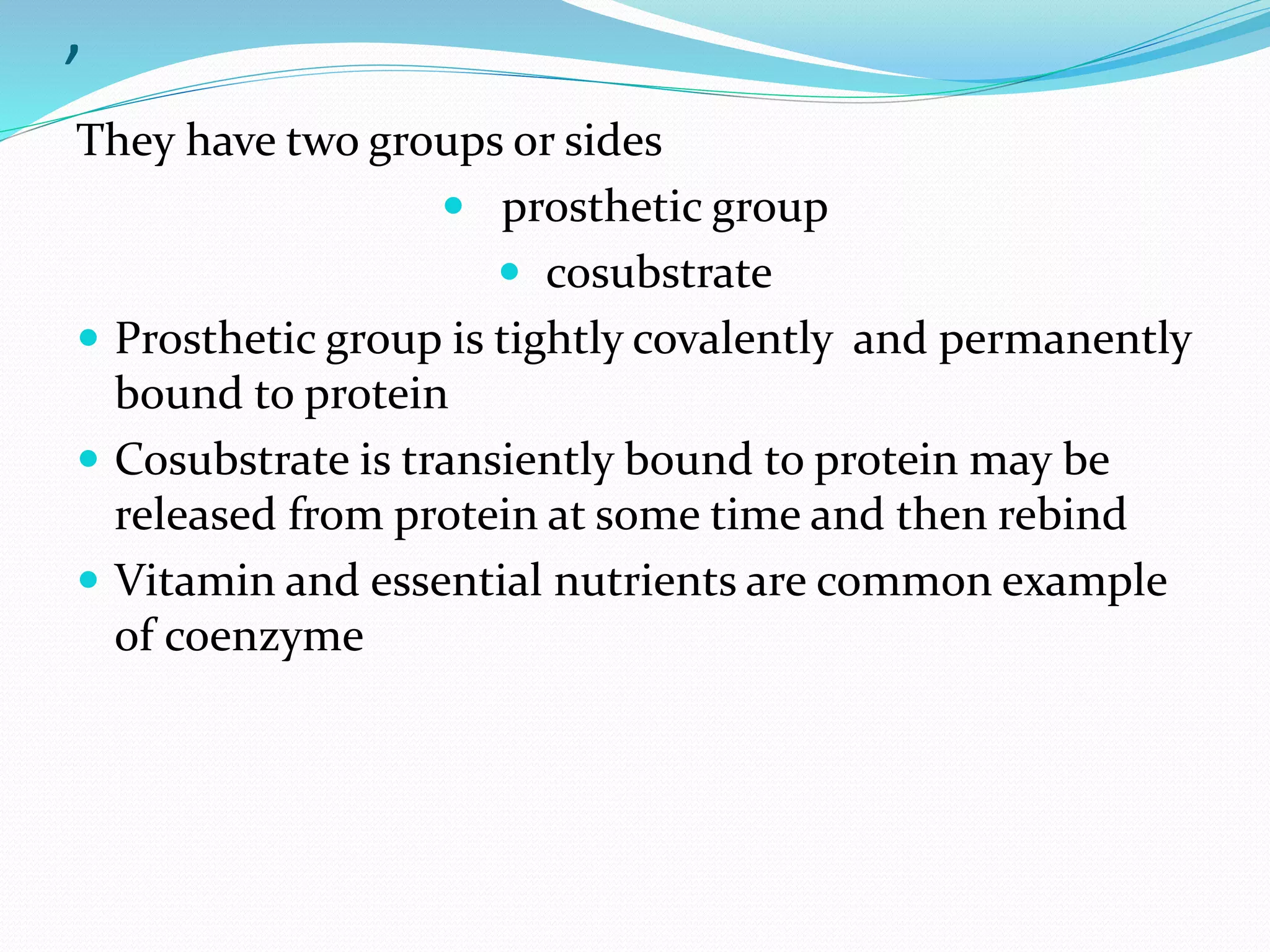 Cofactor binding bioinformatics | PPTX