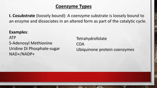 Cofactors, Coenzymes, Abzymes and Ribozymes.pptx