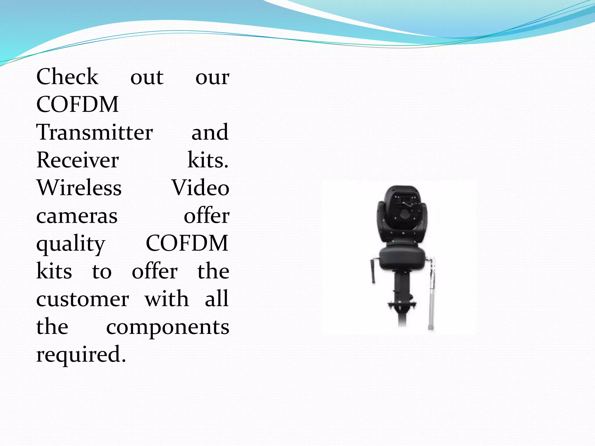 COFDM Aerial Video System | PPTX