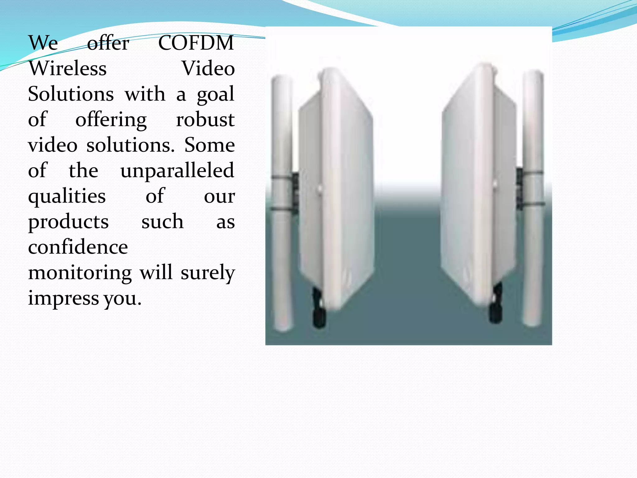 COFDM Aerial Video System | PPTX