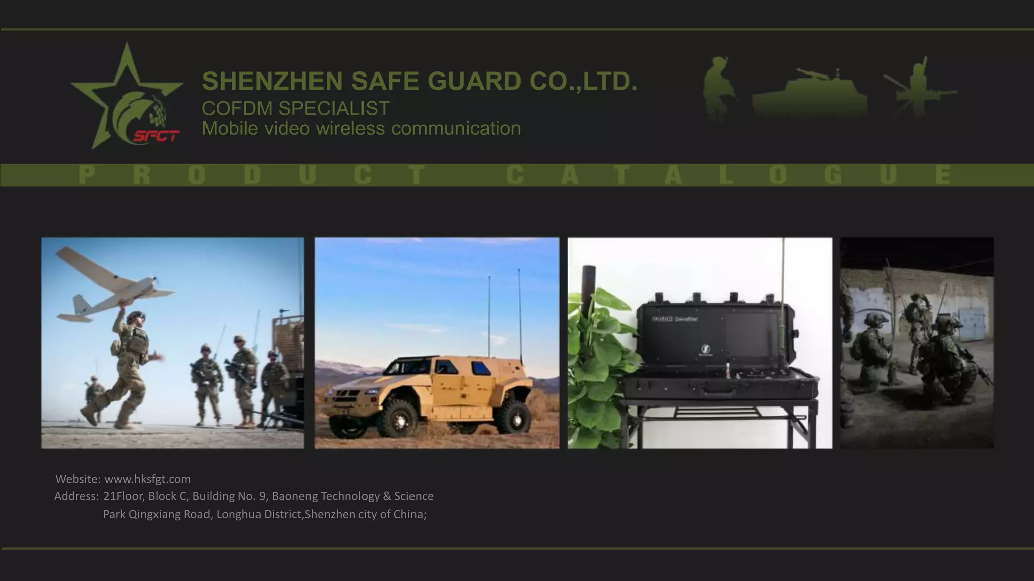 Cofdm product catalog from Shenzhen Safe Guard Co., Ltd. | PPTX