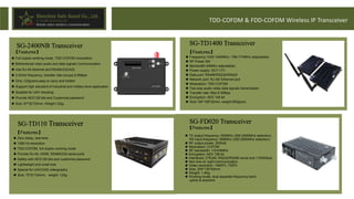 Cofdm product catalog from Shenzhen Safe Guard Co., Ltd. | PPTX