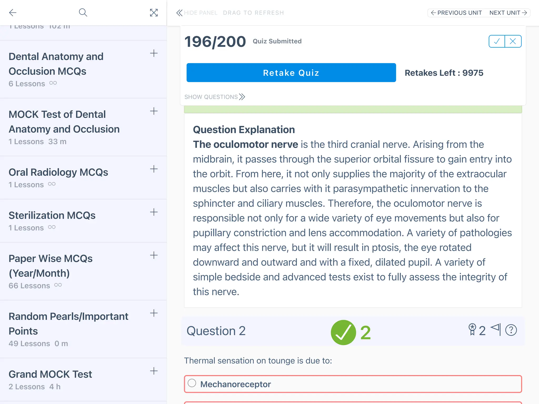 Coffedent anatomy mcqs fcps part 1 preparation | PDF