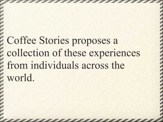 Coffee Stories | PDF