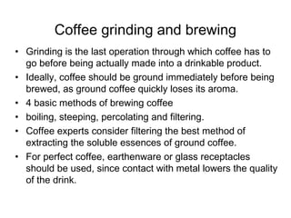 unit operations of coffee processing.ppt