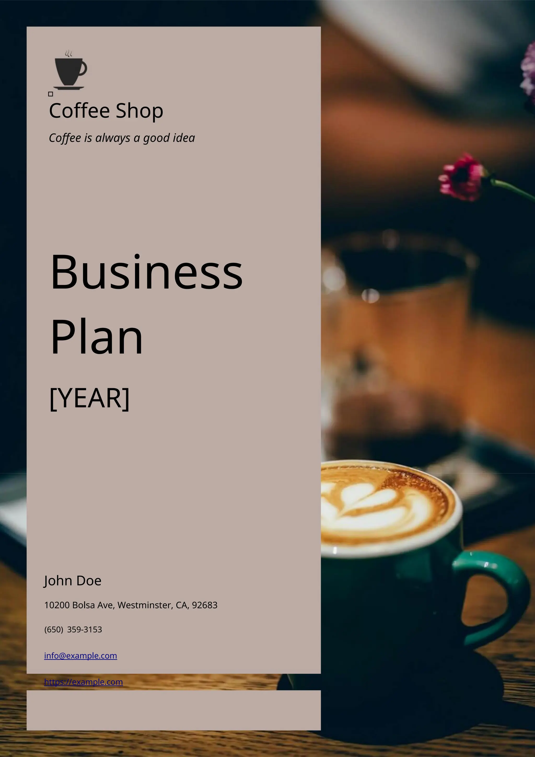 coffee-shop-business-plan-example.doc upmetrics | PDF