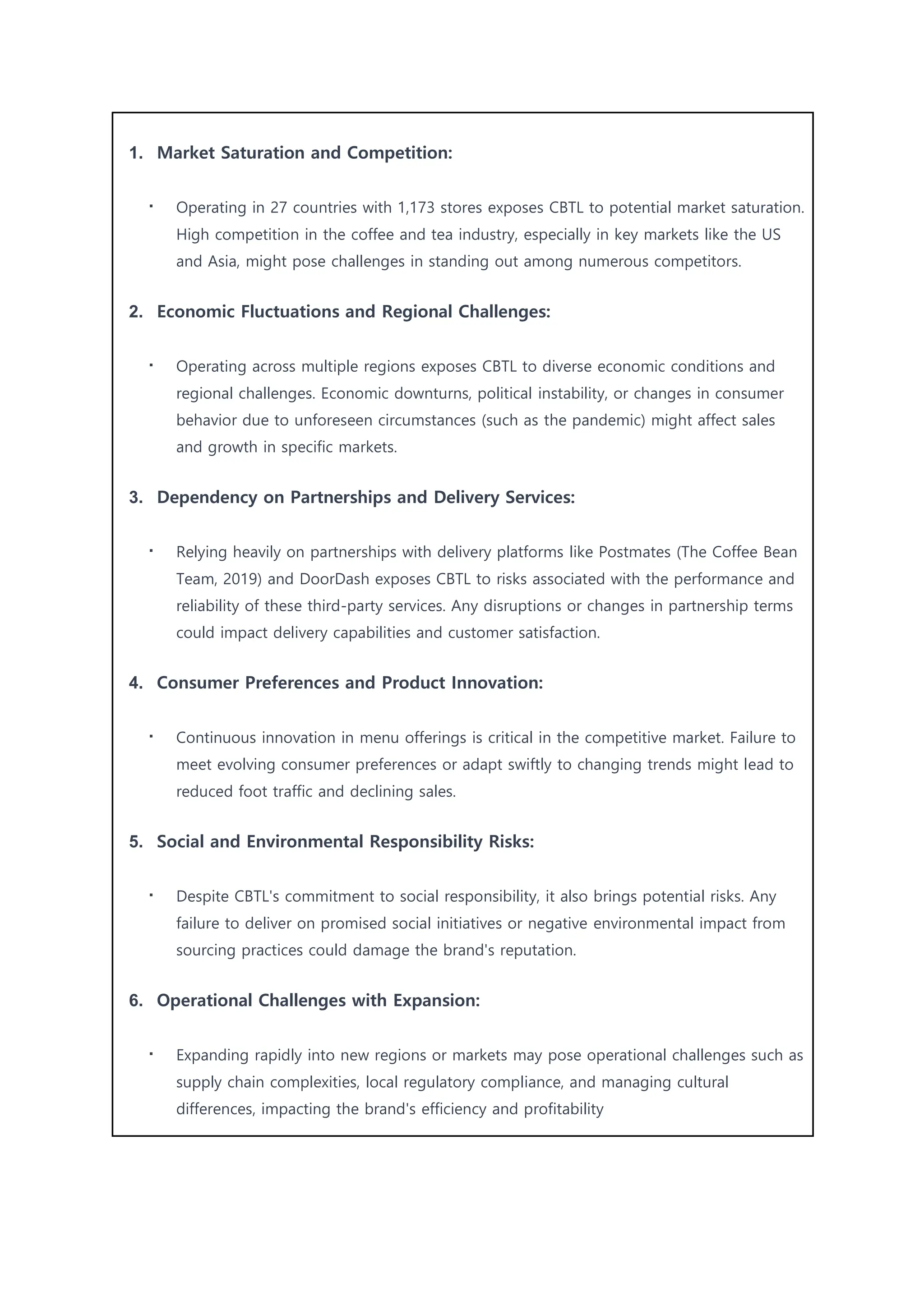 The Coffee Bean & Tea Leaf(CBTL), Business strategy case study | DOCX