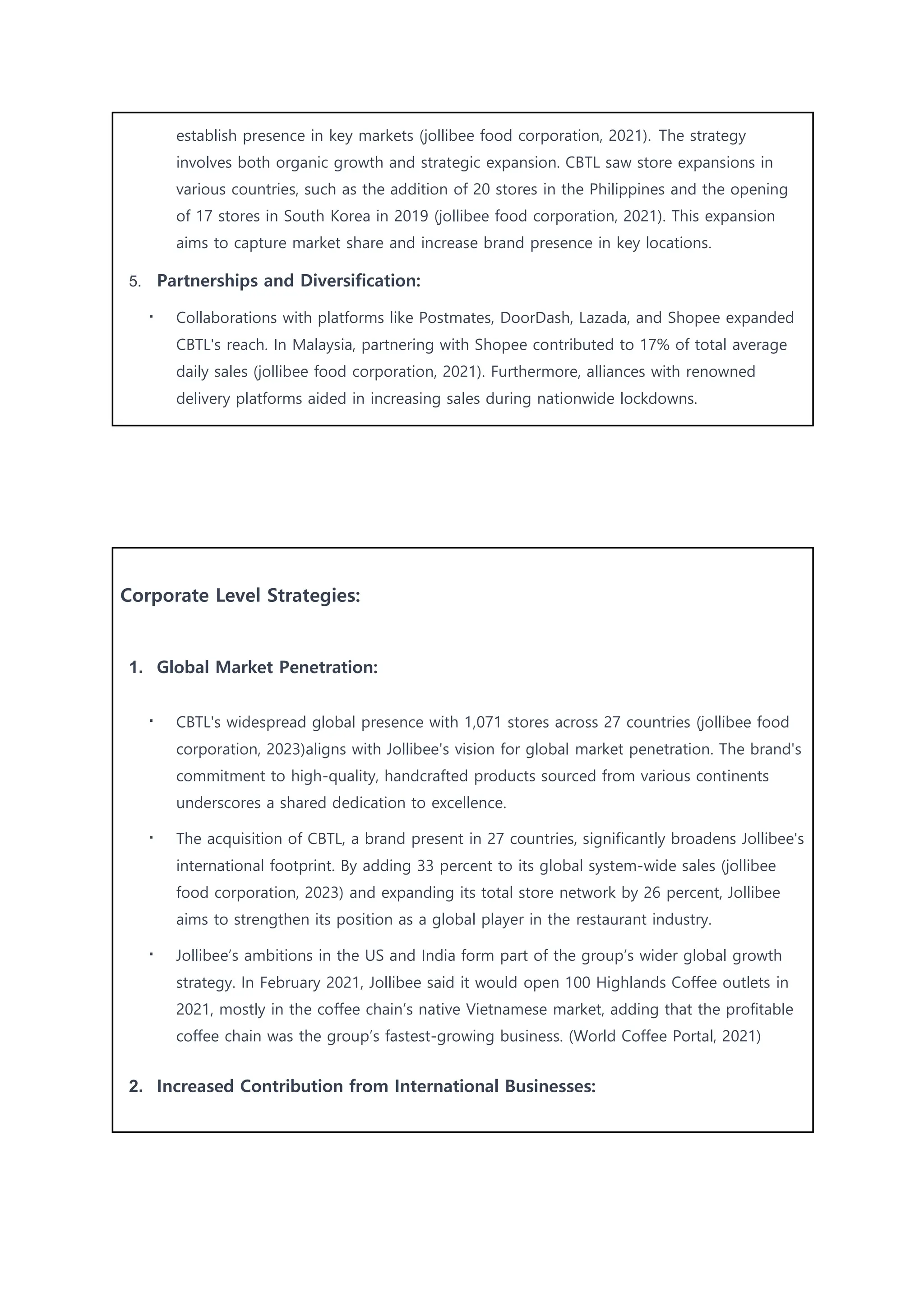 The Coffee Bean & Tea Leaf(CBTL), Business strategy case study | DOCX