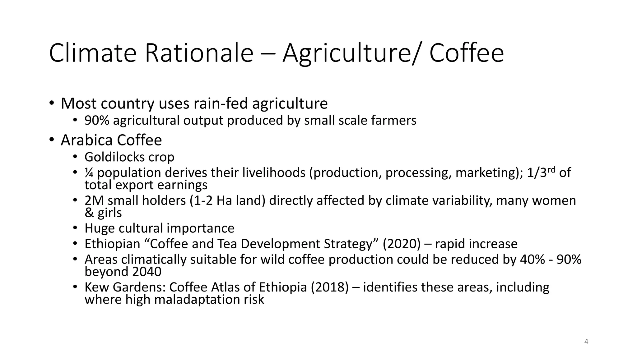 Coffee, Climate Resilience in Ethiopia | PPT