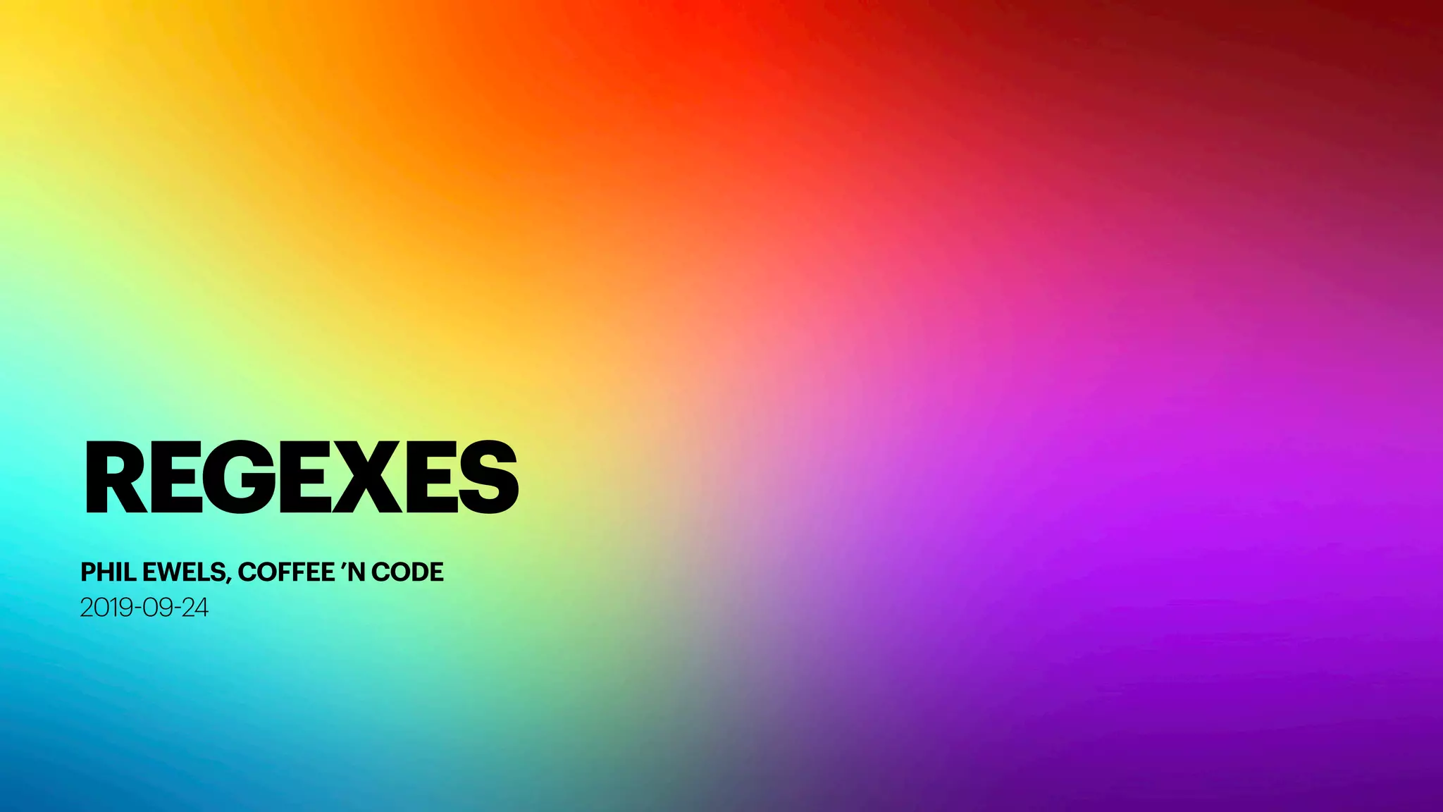 Coffee 'n code: Regexes | PPT