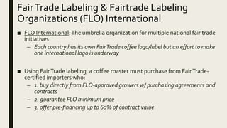 Coffee Crisis Fair Trade Case Study Presentation Madison Fishler | PPTX