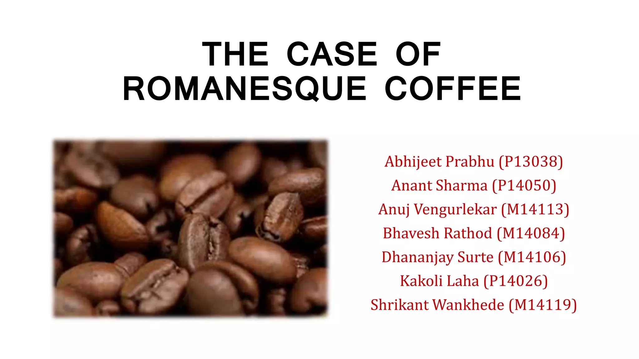 Coffee distribution strategy in india | PPT