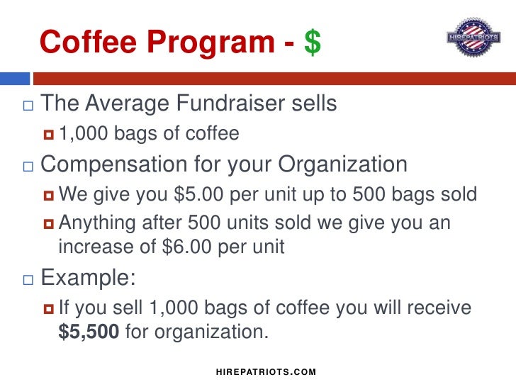 Coffee Fundraiser
