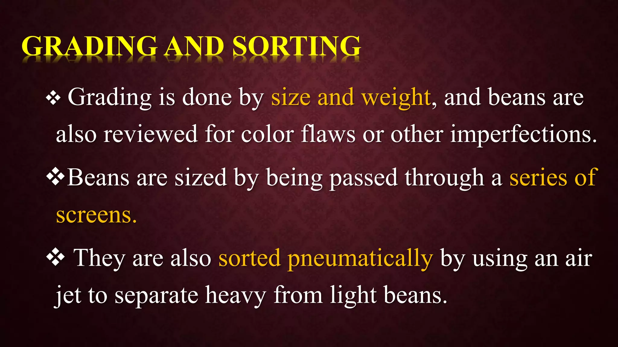 Coffee grades | PPTX