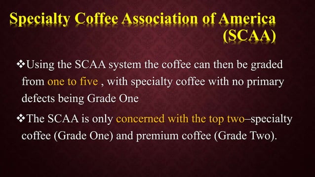 Coffee grades | PPTX