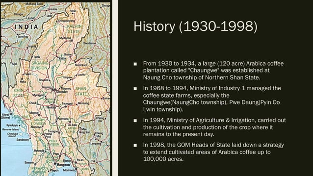Coffee in Myanmar and How Genius Shan Highlands play the role. | PPT