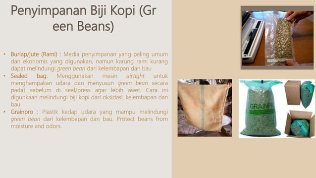Pengantar Kopi Proses Pencucian Biji Kopi Hingga Grading Test Ppt