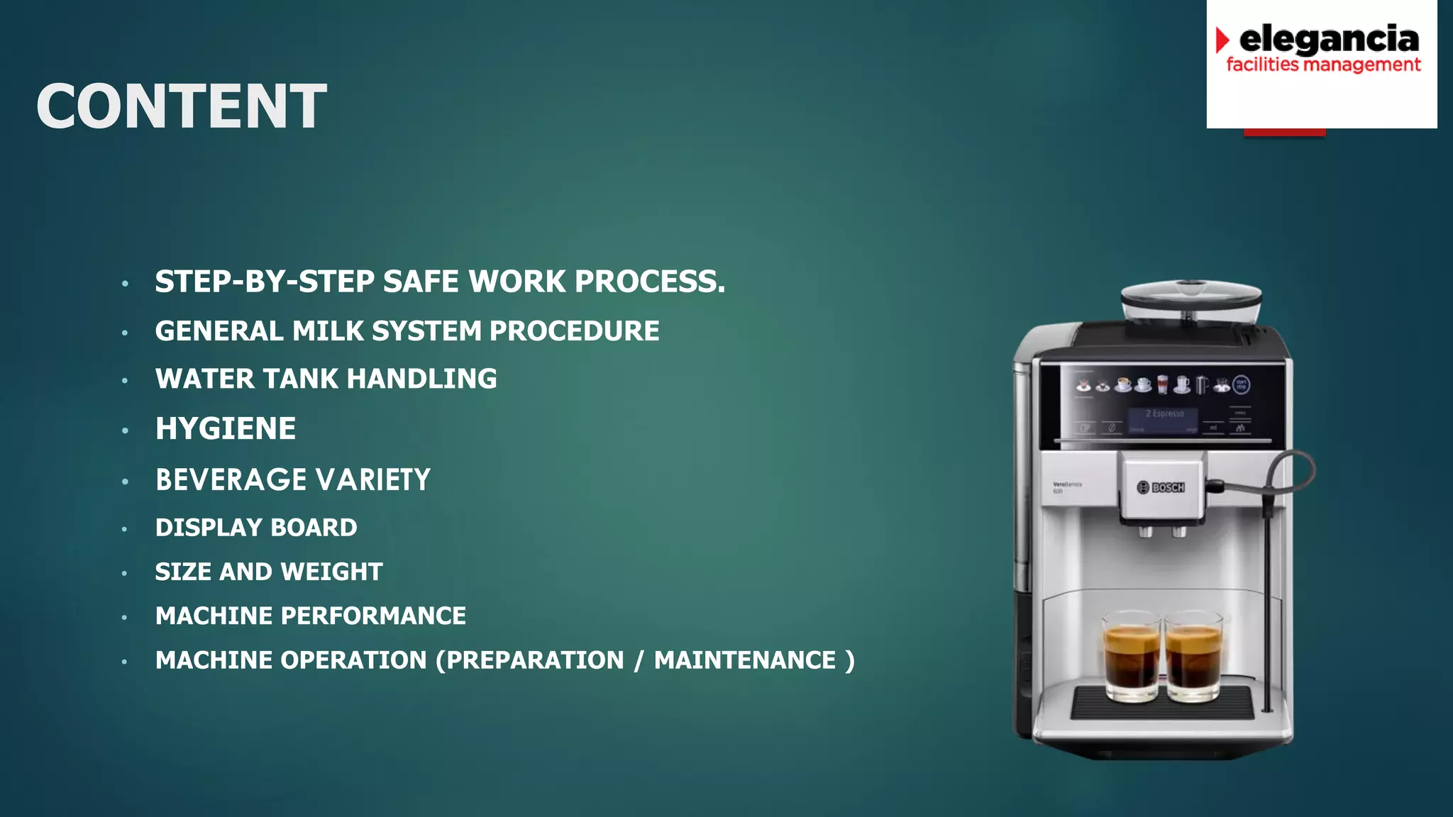 Coffee Machine SOP. | PDF