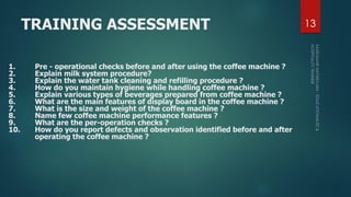 Coffee Machine SOP. | PDF