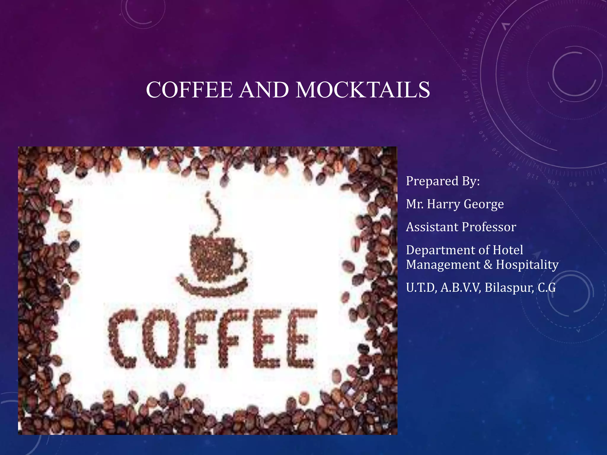 Coffee & mocktail | PPT