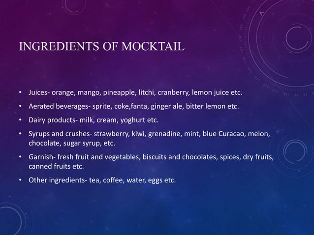 Coffee & mocktail | PPT