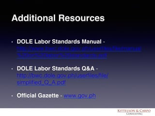 Philippine Employment Law: Frequently Asked Questions | PDF