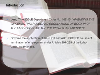 Coffee mornings labor forum part 2: New DOLE Rules on Employee ...