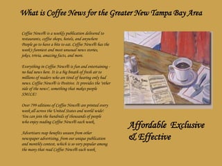 Coffee News Greatchoice4u Presentation | PPTX